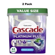 Cascade Total Clean ActionPac Dishwasher Detergent Pacs Lemon Scent ...