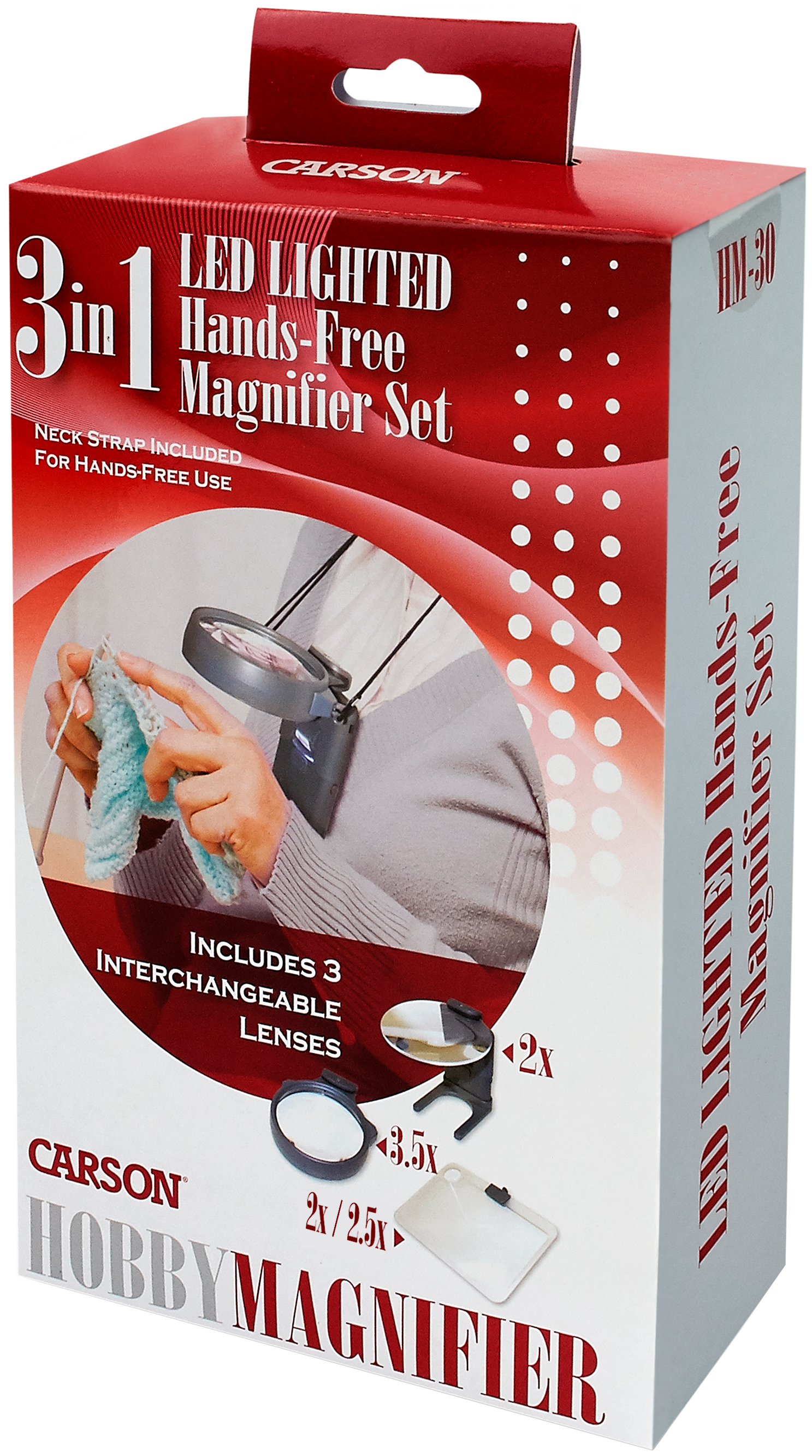 3-In-1 LED Lighted Hands-Free Hobby Magnifier- | Walmart Canada