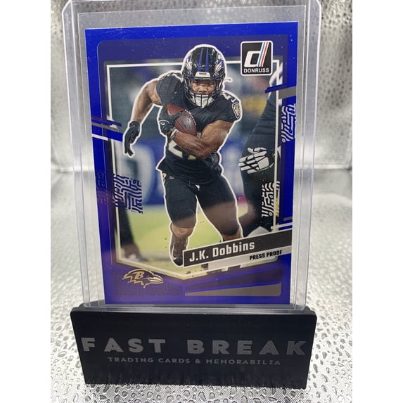 2023 2022 Panini Donruss J.K. Dobbins #26 Blue Hyper - Walmart.com