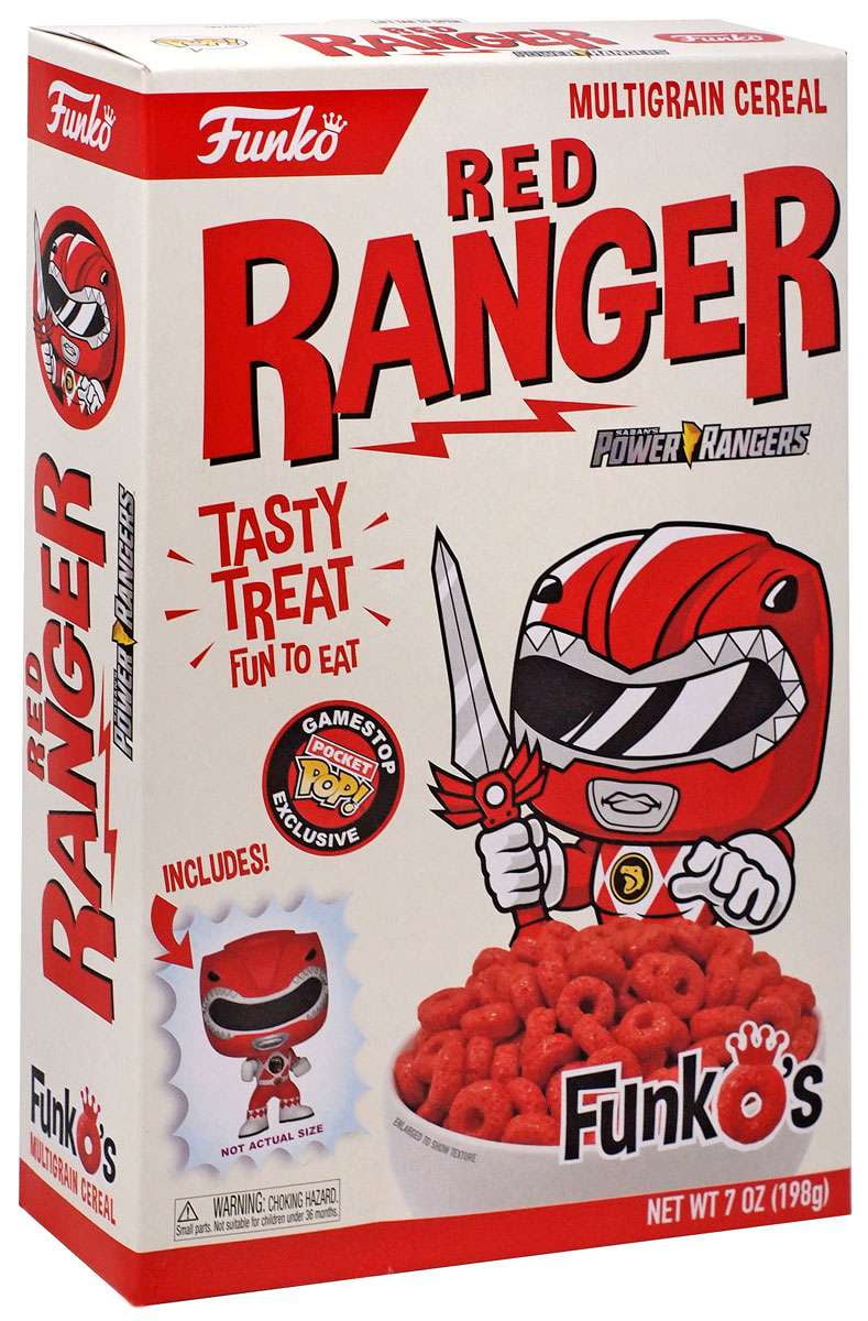 Funko Funko Mighty Morphin Power Rangers Red Ranger Breakfast Cereal ...