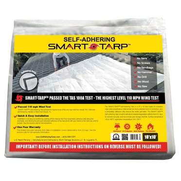 Snow Removal Tarps Snow Tarp Demo 12' x 12' 26 oz Vinyl w/Webbing Loop ...