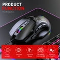 9 Programmable Buttons Mouse with Macro Recording Side Buttons Rapid ...