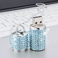 KEXIN 64GB USB Flash Drive USB 2.0, Crystal Bling Rhinestone USB Memory ...