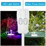 2.5W Fountain Pump with LED Lights - DIY Water Pump Kit,Multiple ...