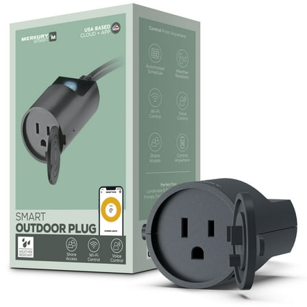 Ghome Smart Mini Wi-Fi Plug Socket, Works with Alexa and Google Home ...