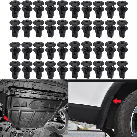 50 Pairs Metal Car Screw Base Kit Portable Undertray Bolts 50 ...