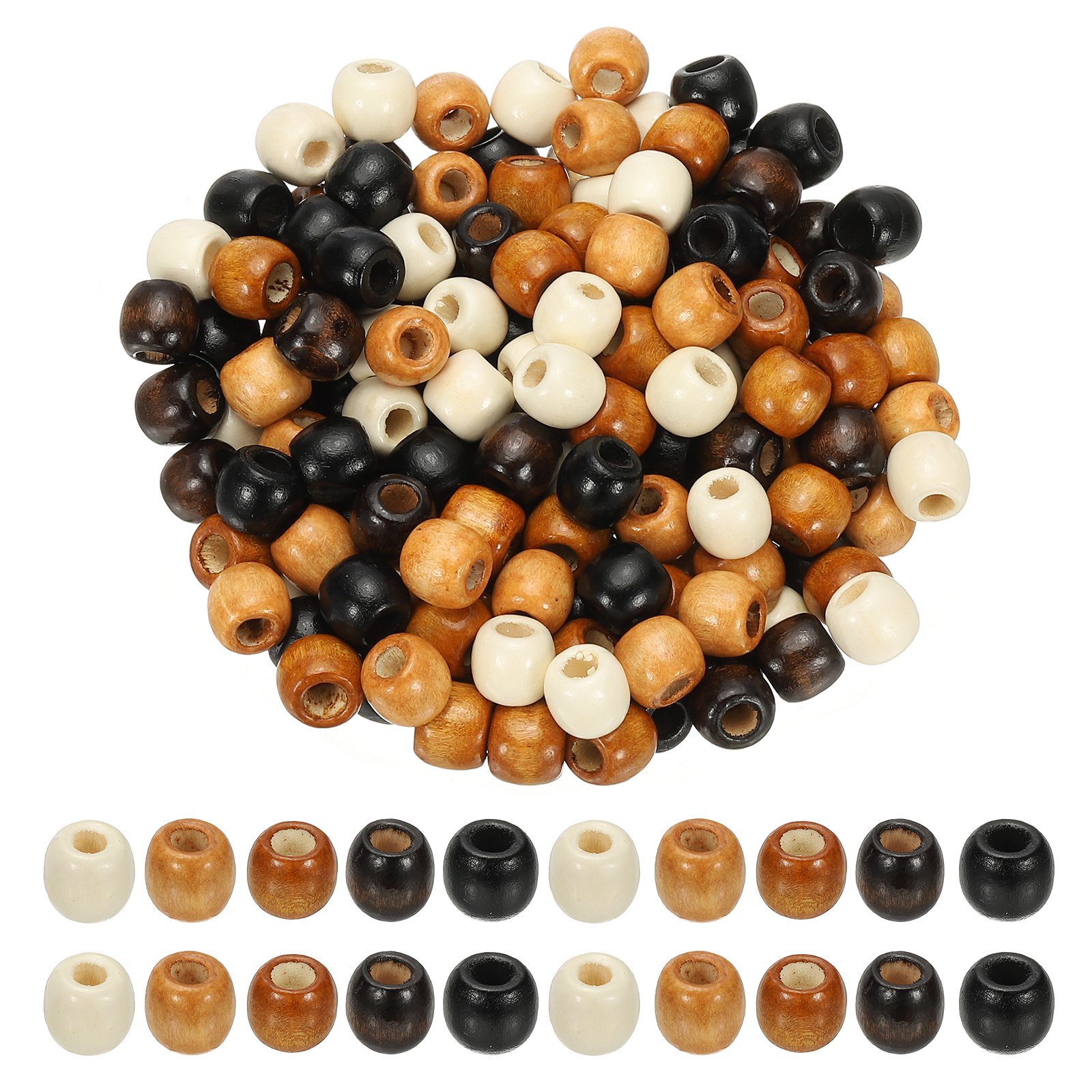 Click here for Uxcell 11x12mm Wooden Beads For Craft Making  400... prices