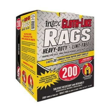 Intex 300ct Box Cloth-Like Rags - Walmart.com