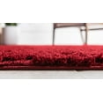 Rugs.com Botanical Shag 5' x 8' Red Rug For Living, Dining Rooms, Open ...