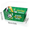Football Themed Paper Box, Manual Foldable Tray Container, Versatile ...