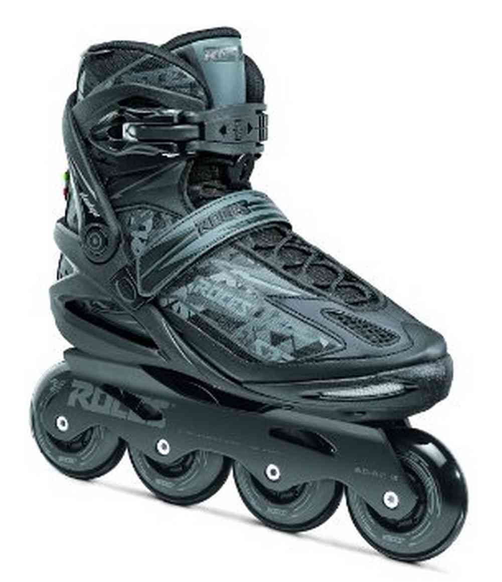 Roces Men's Inline Skate-Mod. Dodge Black/Charcoal DODGE-7 - Walmart.com