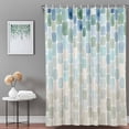Bathroom Shower Curtain Watercolor Mosaic Tiles Pattern Waterproof ...