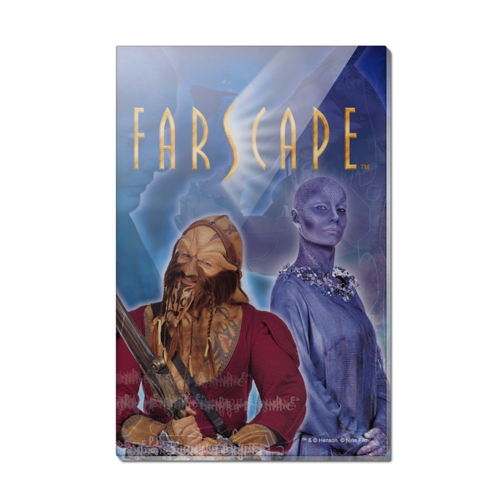 Farscape Crew Zhaan and Ka D'Argo Aliens Rectangle Acrylic Fridge ...