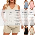 Asgosdo Women Two Piece Pajamas Sets V Neck Sleeveless Tank Top and ...