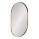 Kate and Laurel Rollo Capsule Framed Wall Mirror, Gold 20x30 - Walmart.com
