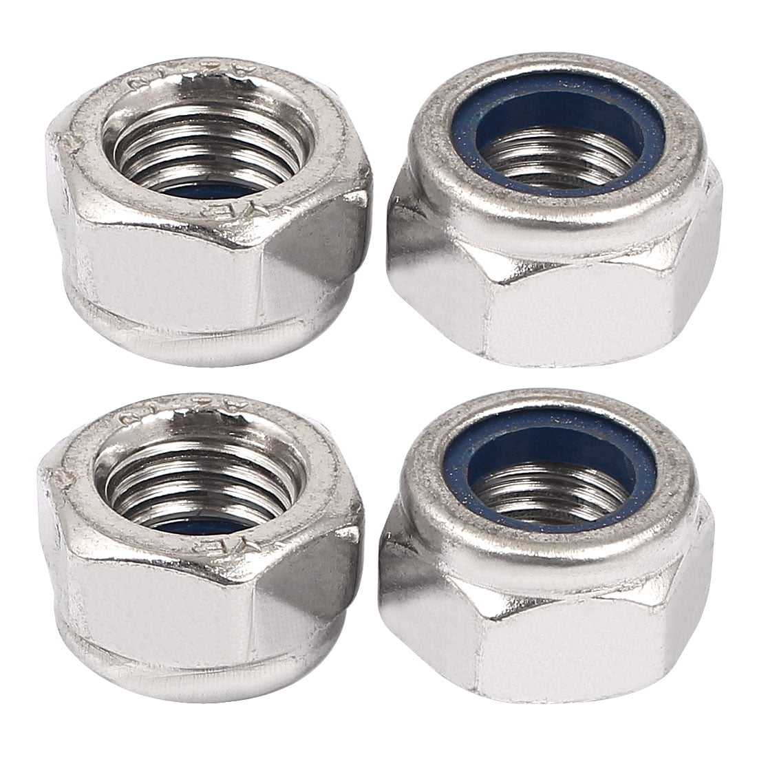 M12 Thread 1 5mm Pitch Nylock Self Locking Nylon Insert Hex Lock Nuts M12 Thread 1 5mm Pitch Nylock Self Locking Nylon Insert Hex Lock Nuts