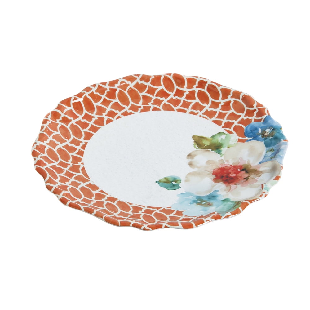 Cypress Home Summer Bloom Melamine 11 inch Dinner Plate - Walmart.com