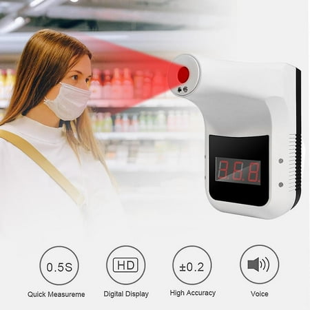 Infrared Thermometer Non-contact Digital K3 Thermometer, Wall Mounted ...