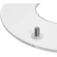 POWERTEC Dia 2-1/2" Router Base Plate, Clear Acrylic w/Multiple ...