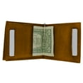 AFONiE Leather Flap Money Clip Wallet - Walmart.com