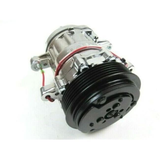 Serpentine Belt Sanden Style 7176 Small Body Air Compressor, Chrome ...