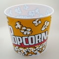 Popcorn Bowl Bucket Retro Style Reusable Plastic Container Movie ...