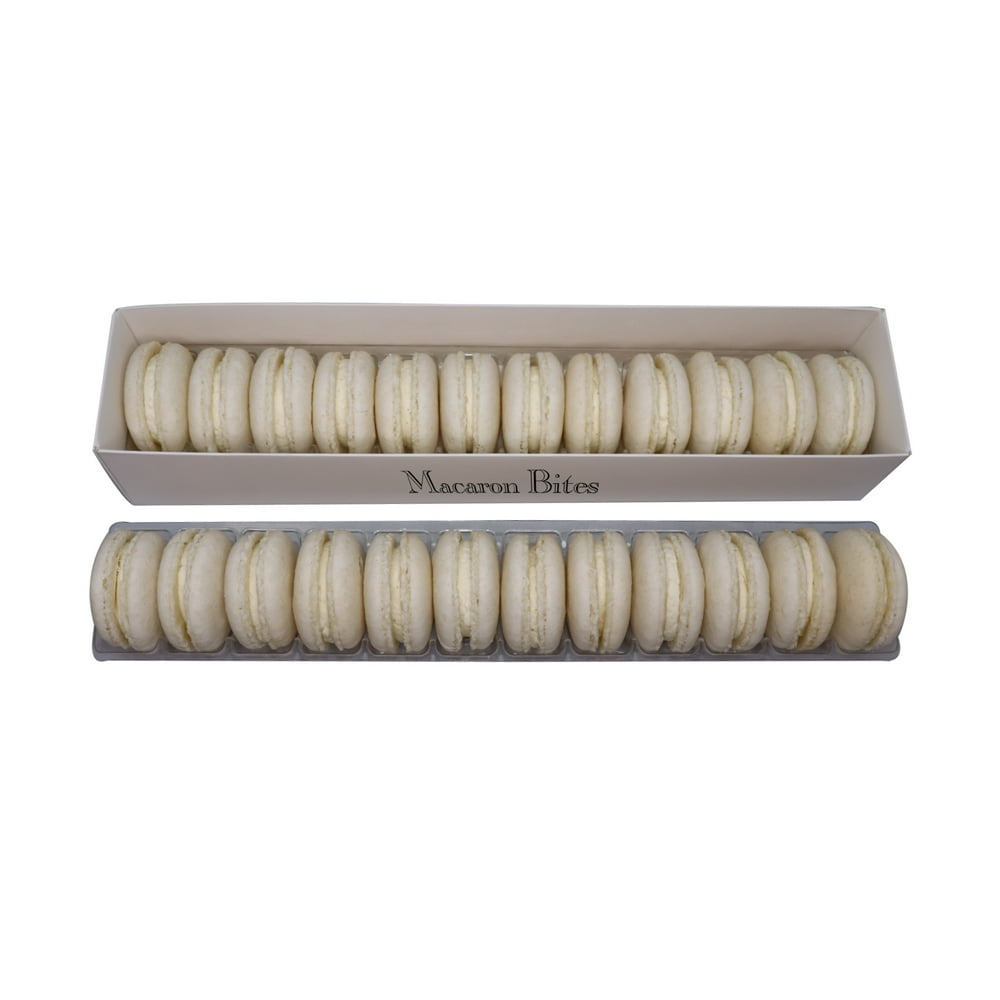 Macaron Bites Vanilla French Macarons, 24 Count - Walmart.com - Walmart.com