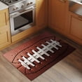 American Football Laces Bathroom Rug Washable 2x3 Entryway Rug Non Slip ...