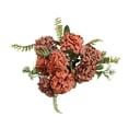 Artificial Hydrangea Stem 11.81in Plastic Flower, Realistic Faux Floral ...