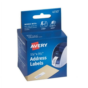 Avery Address Labels with Silver Border for Inkjet Printers, 1" x 2-5/8 ...