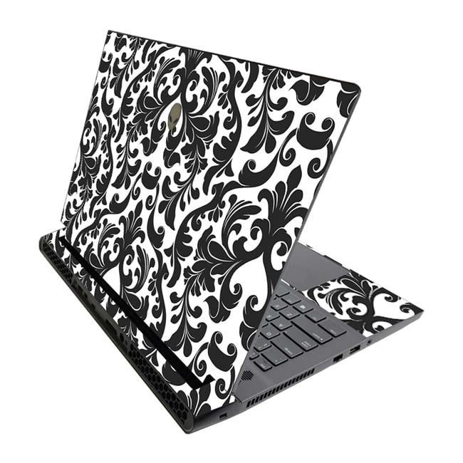 MightySkins ALWM17R320-Black Damask Skin for Alienware M17 R3 2020 ...