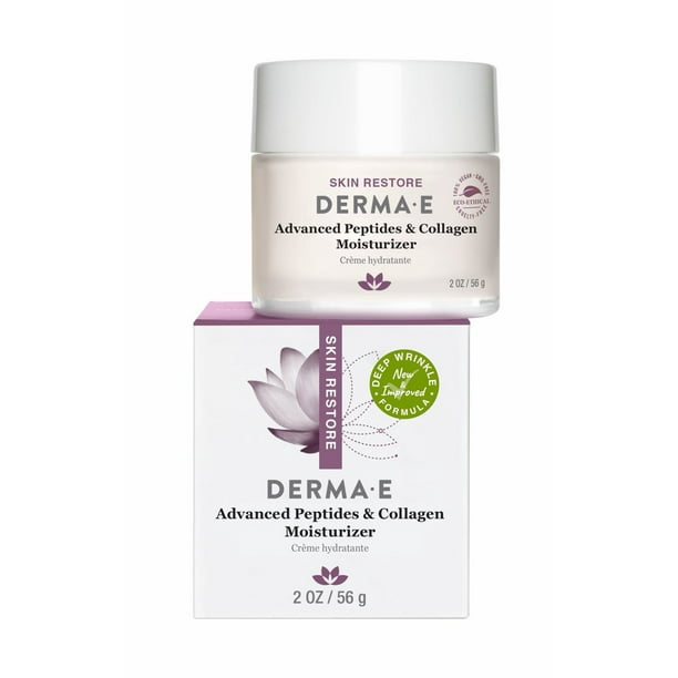 Derma E - Derma E Advanced Peptides & Collagen Face Moisturizer, 2 Oz ... Derma E - Derma E Advanced Peptides & Collagen Face Moisturizer, 2 Oz ...