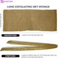 African Net Sponge, Authentic, Real, Exfoliating Bath Wash Cloth, Long ...
