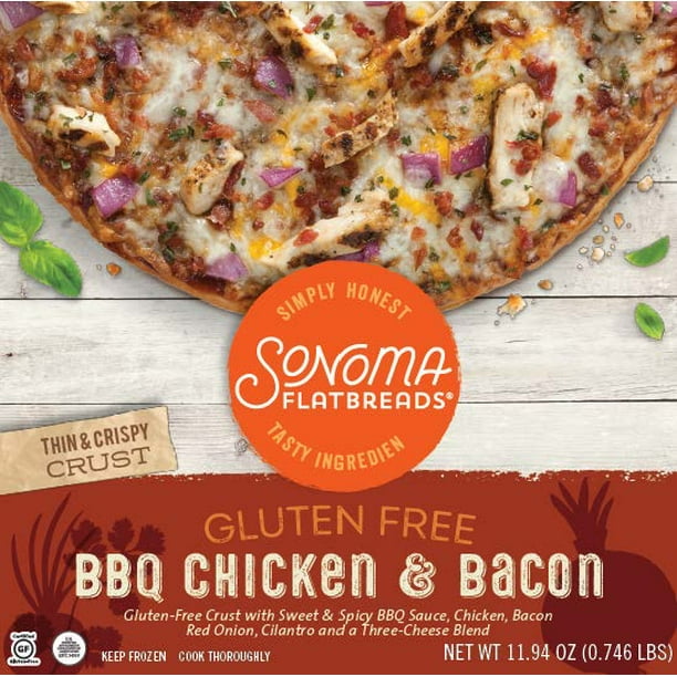 Sonoma Flatbreads Gluten Free Bbq Chicken And Bacon Pizza 11 94 Oz