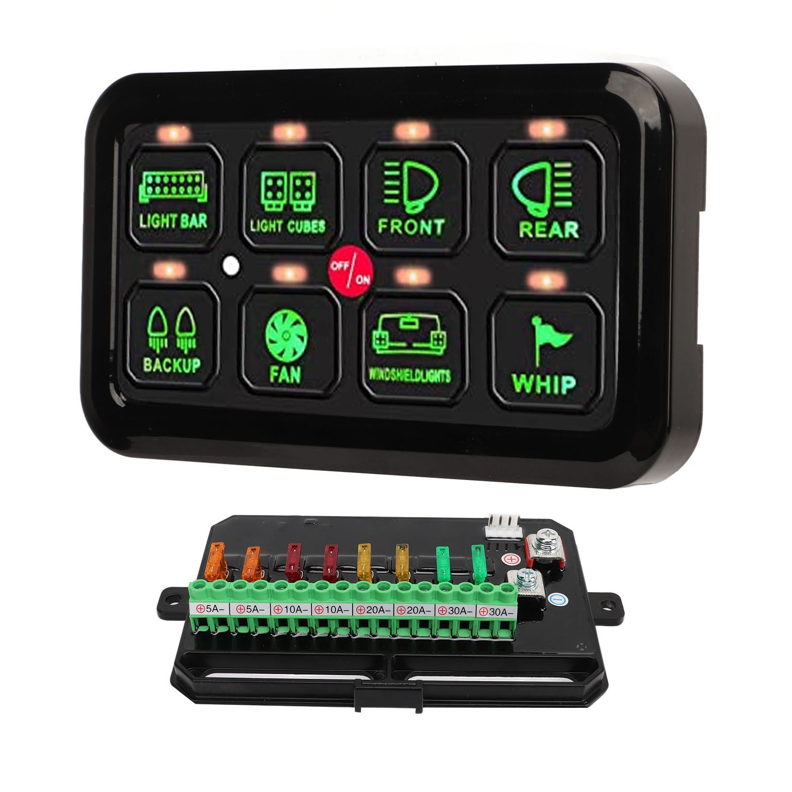 Switch Panel, Sensitive 8 Gang Automatic Dimmable Control Panel Box ...