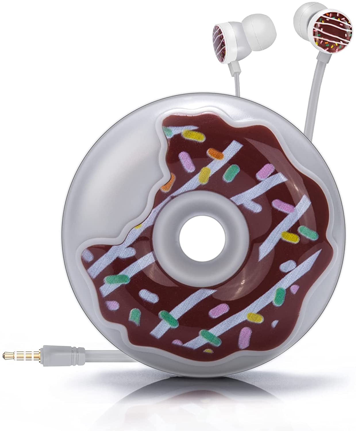 Cute Donut Earbuds for Kids, Kid Size Wired Earbud & in-Ear Headphones ...