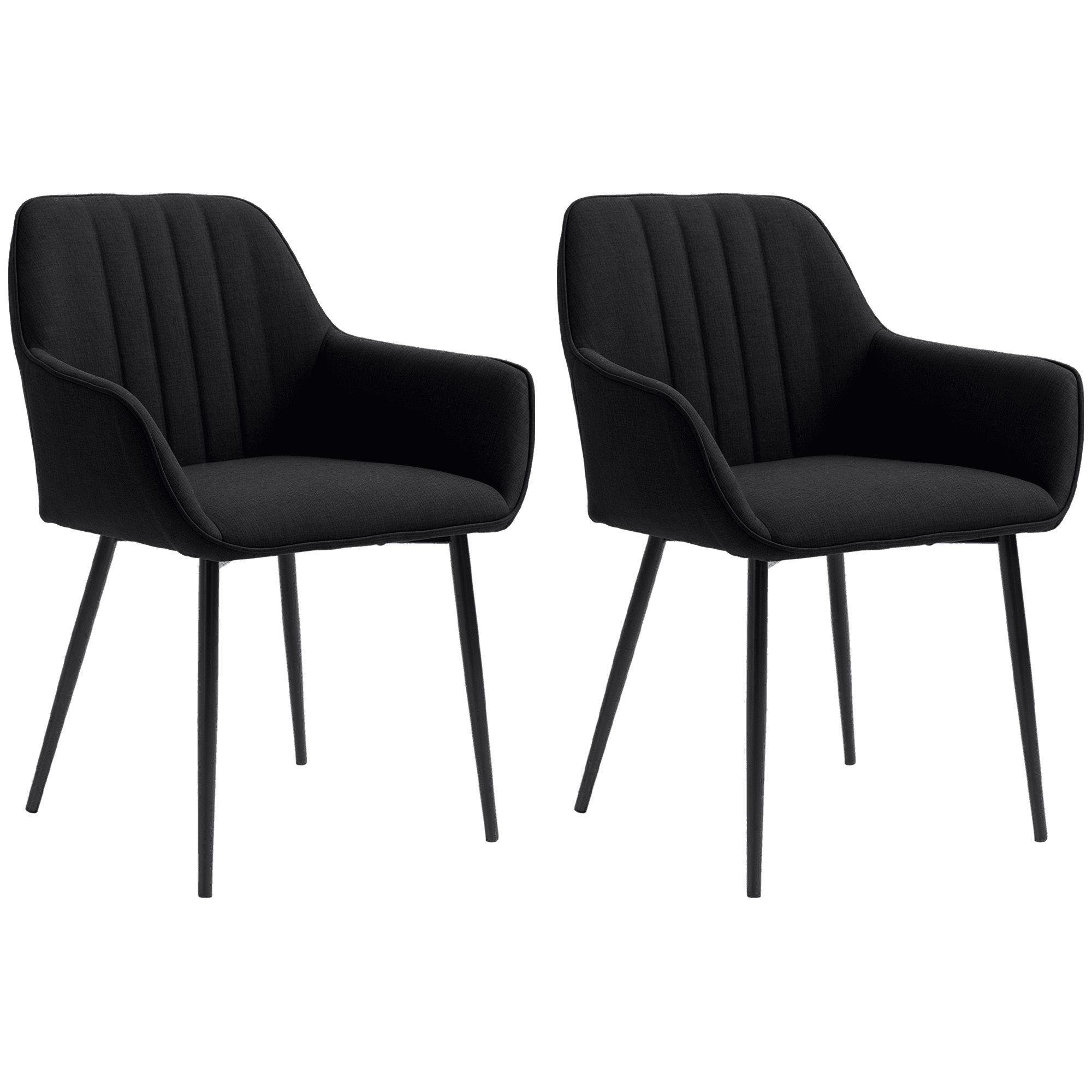 Click here for Homcom Dining Chairs Set Of 2  Upholstered Accent... prices