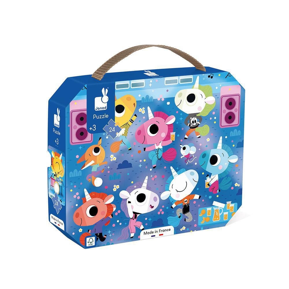 Click here for Janod - Puzzle - Unicorn Rock Concert - 24 Pieces... prices