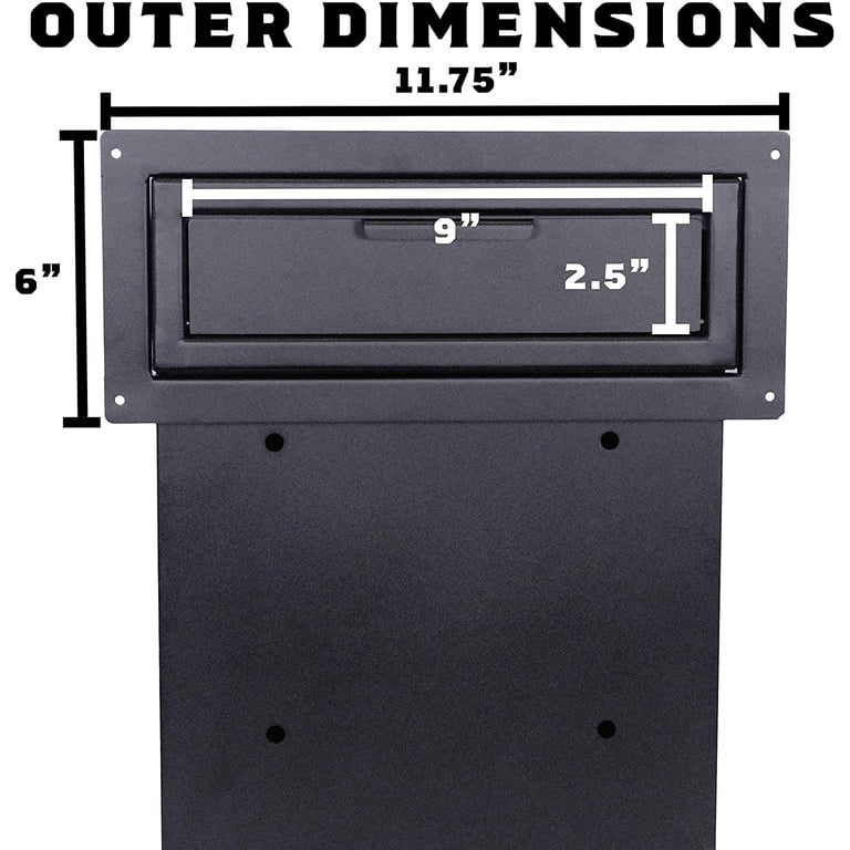 Flybold Drop Slot Safes Key Drop Box Ail Slots For Walls Tall Wall