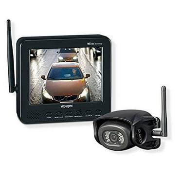Voyager VCMS17B Rear Mount RV Camera, LED Low-Light, Built-In Mic ...