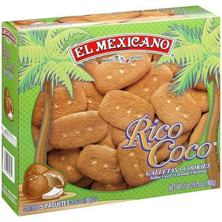 El Mexicano: Rico Coco Coconut Flavored Cookies, 31.75 Oz - Walmart.com