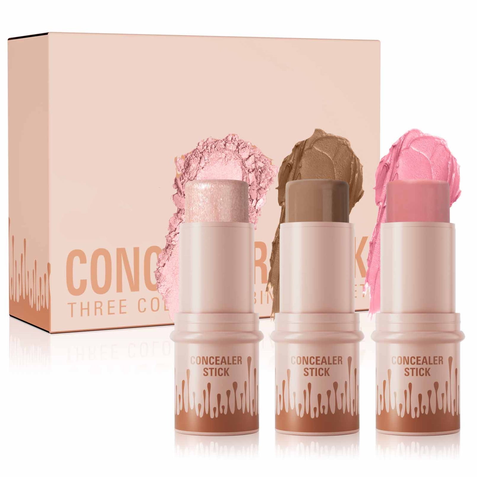 Click here for Egnmcr Multifunctional Three-Piece Makeup Stick Se... prices