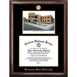 Baylor University 11" x 14" Gold Embossed Diploma Frame with Campus ...