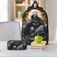 Angel Grim Reaper Skeleton Skull Art 17-inch Laptop Backpack 3-Piece ...