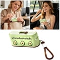 Auto Pop-up Dental Pick Dispenser Avocado Green Portable Refillable ...