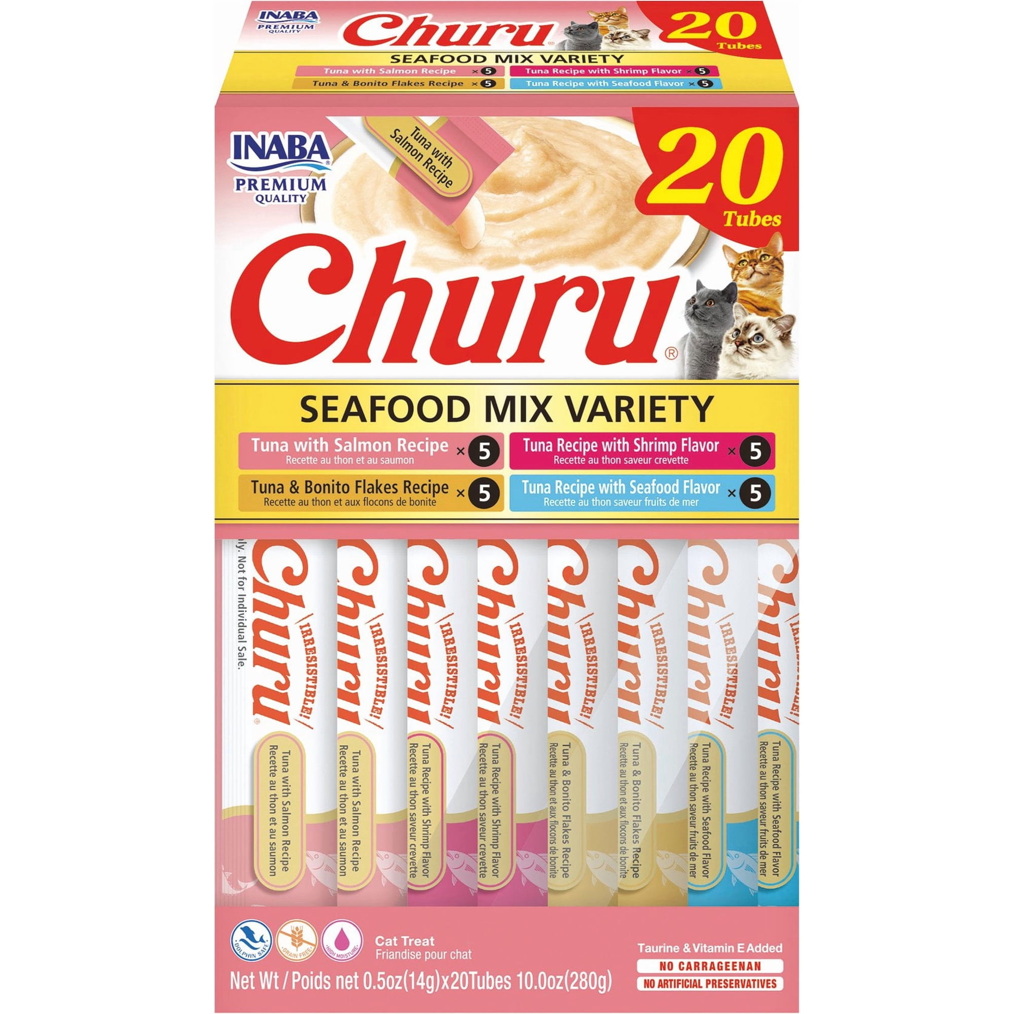 Click here for Pack Of 3 - Inaba Churu Purees Seafood Variety Pac... prices