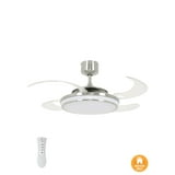 Fanaway Evo1 Retractable 4-blade LED Lighting with Remote Ceiling Fan ...