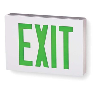 LEONLITE 12-Pack Wet Location LED Exit Sign, Weatherproof Outdoor ...