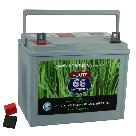 Casil Lawn & Garden AGM Battery, 12V 300CCA BCI Group U1 Battery for ...