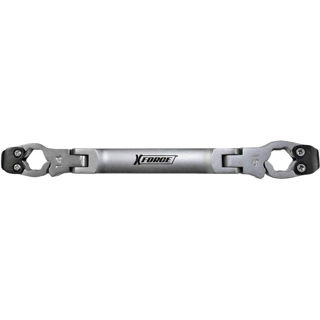 Ratcheting Flare Nut Brake Line Wrench Metric Double Flex 14mm 15mm